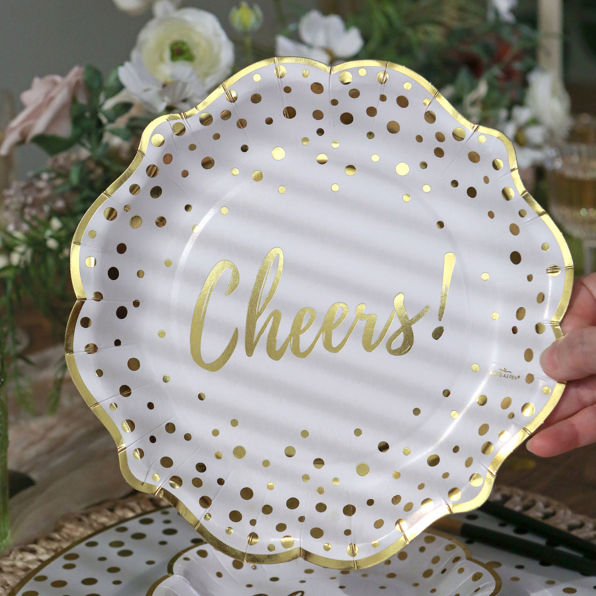Cheers 72 Piece Party Tableware Set (24 Guests) | My Wedding Favors MWF