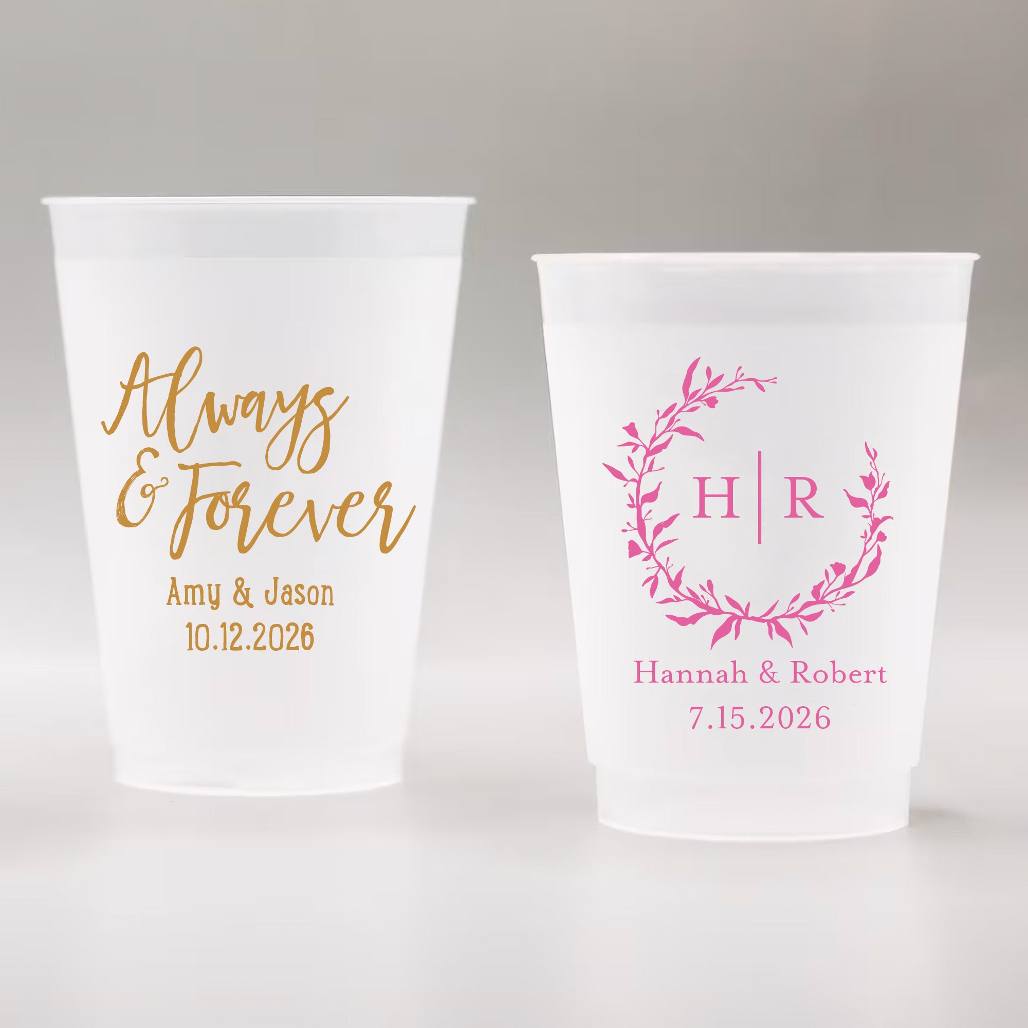 Personalized Shatterproof Cups – My Wedding Favors